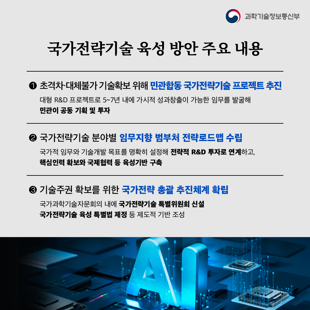 - 과학기술정보통신부